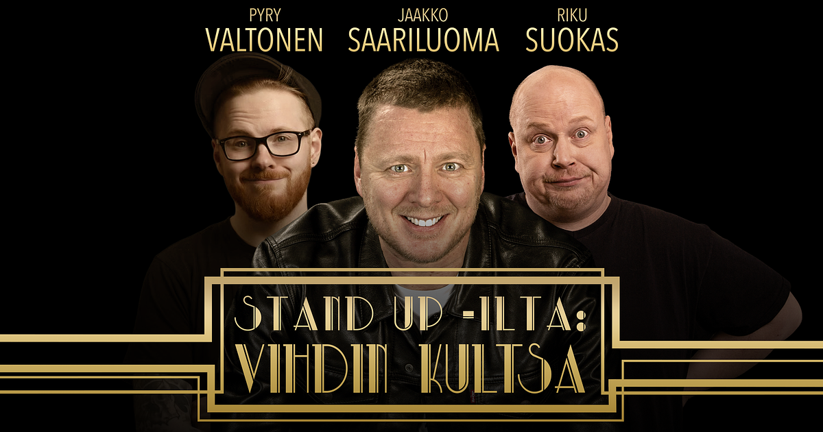 Stand up -ilta: Vihdin Kultsa 28.3.2026 - Vihti 28.03.2026